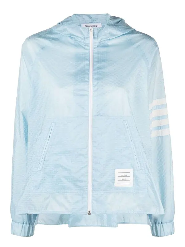 Thom Browne 4-bar Stripe Light Jacket - Blue