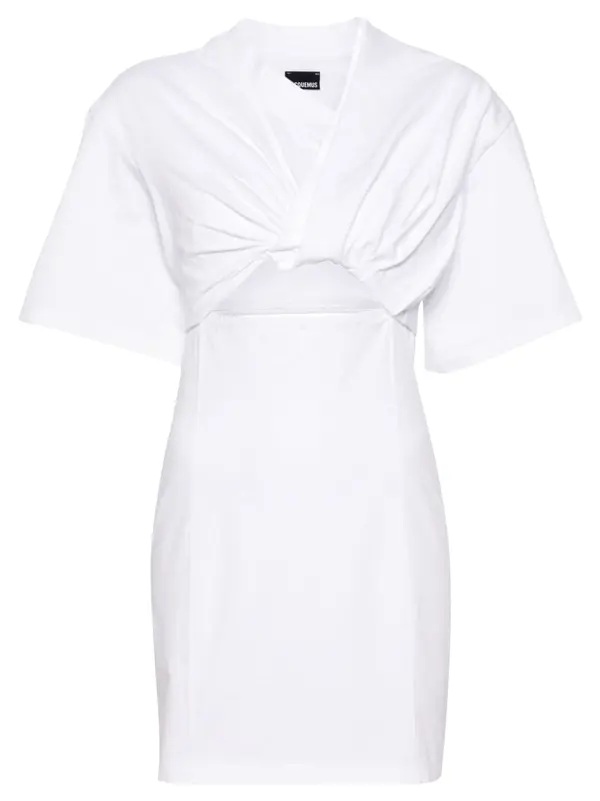 Jacquemus La Robe T-shirt Bahia Minidress - White