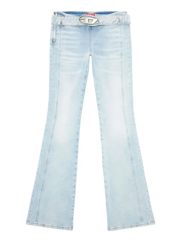 DIESEL D-ebbey Belted Flare Jeans - Blue