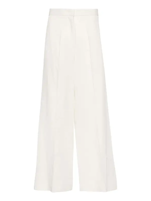 Fabiana Filippi High-waisted Wide-leg Trousers - Neutrals