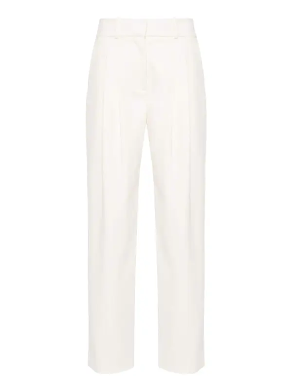 Veronica Beard Lagarde Tapered Trousers - Neutrals