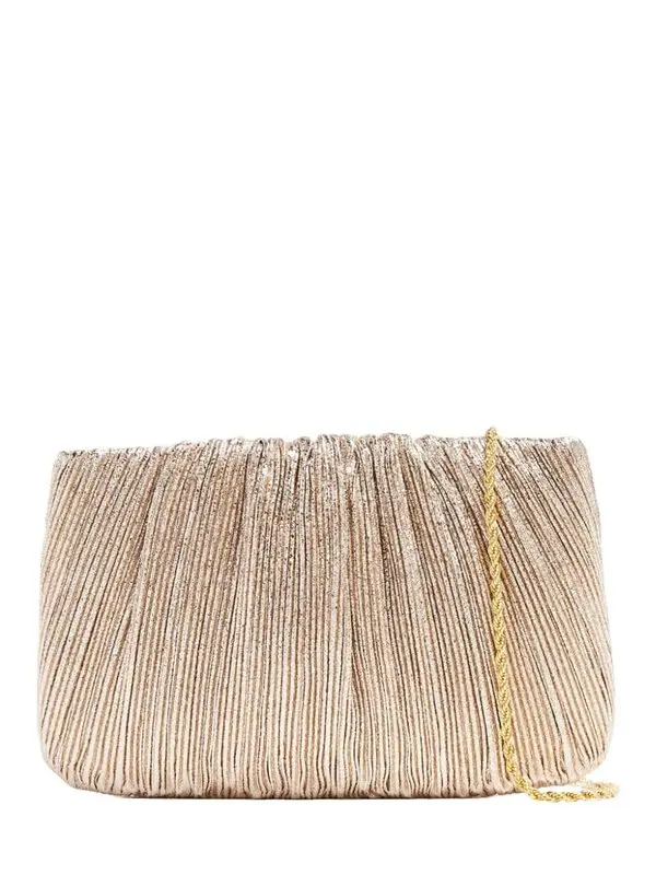 LOEFFLER RANDALL Brit Pleated Clutch - Gold