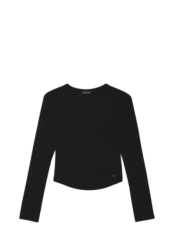 ANINE BING Jane Long-sleeved Blouse - Black