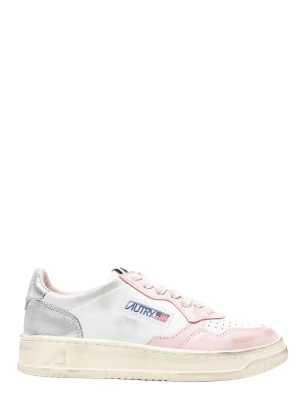 AUTRY Medalist Super Vintage Leather Sneakers - White