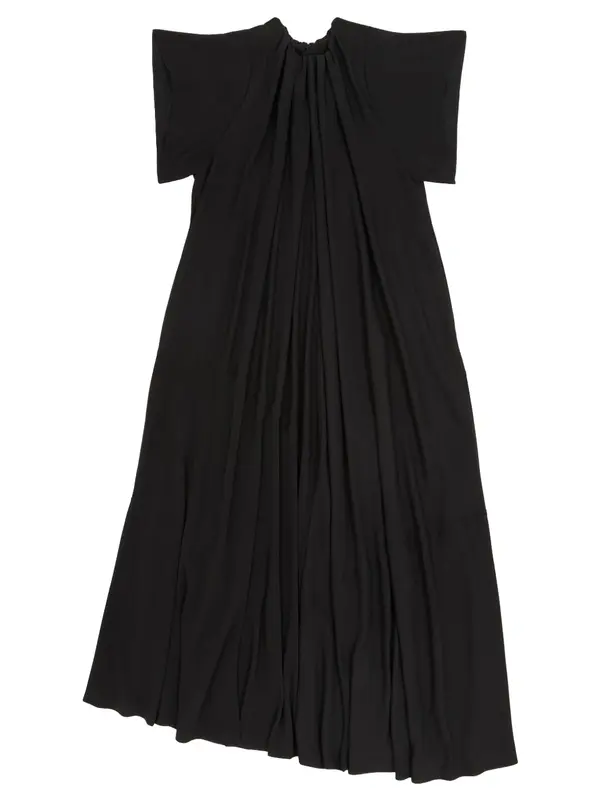MAISON MARGIELA Gathered Maxi Dress - Black