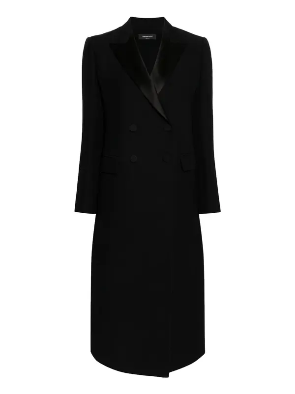 Fabiana Filippi Double-breasted Coat - Black