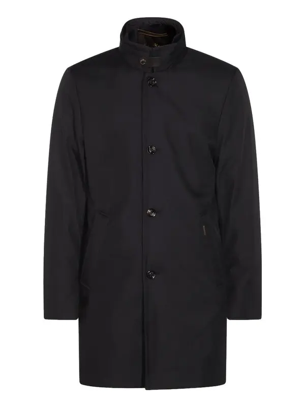 MOORER Coat - Dark Blu