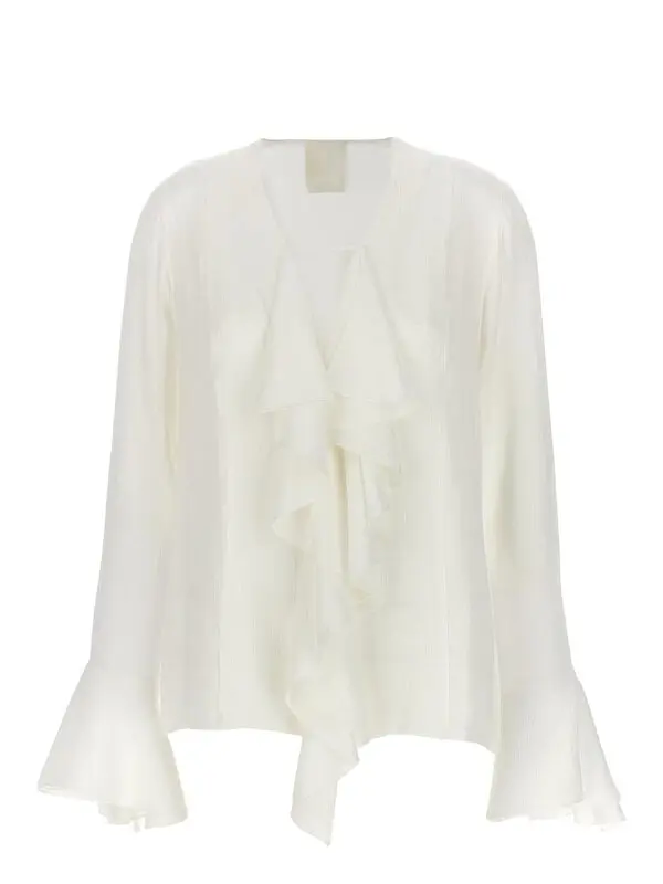 Givenchy 4g Silk Shirt - White