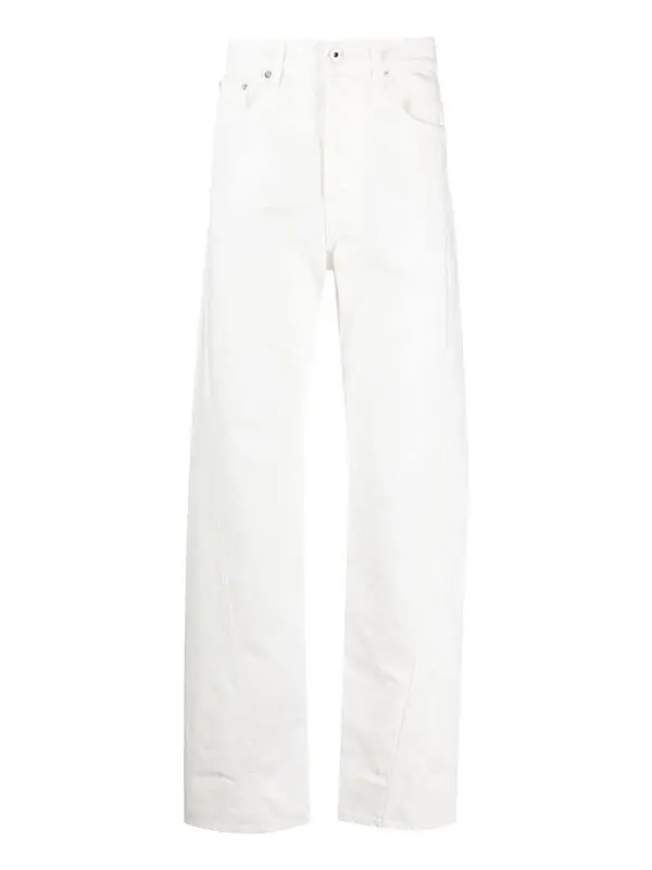 LANVIN Cotton Regular Jeans - White