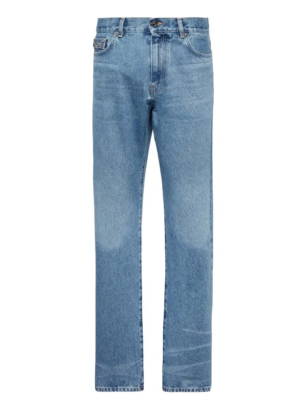 Versace Straight Leg Jeans - Blue