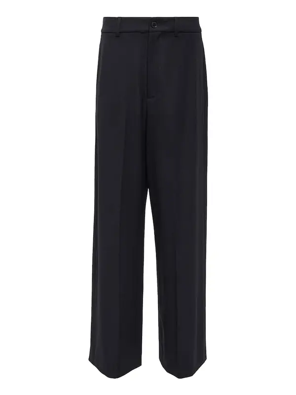 NILI LOTAN Johan Wide-leg Pants - Blue