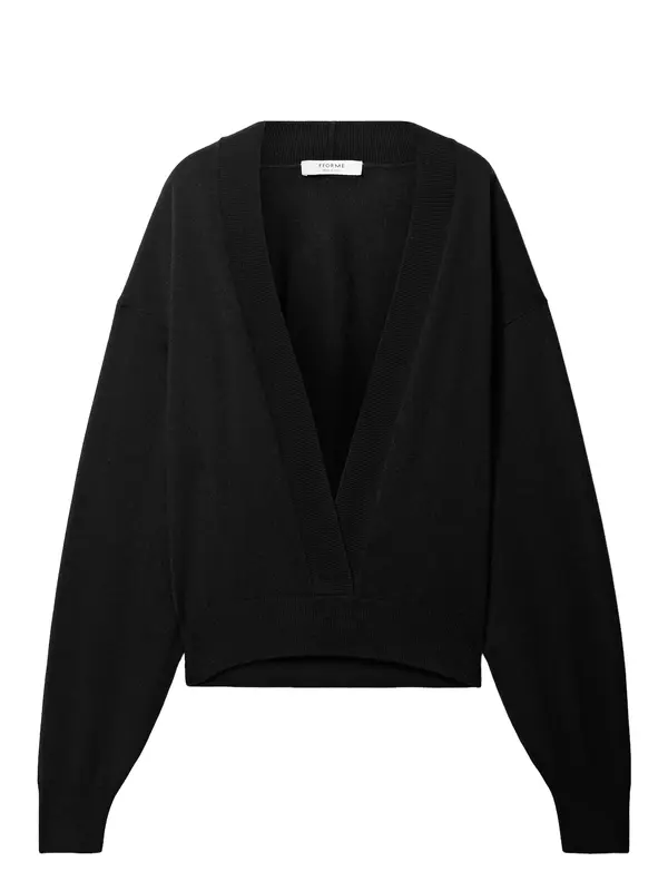 FFORME Amata Cashmere-blend Sweater - Black