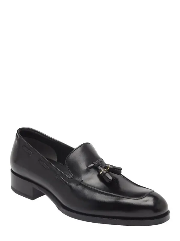 TOM FORD Edgar Tassel Loafer - Black