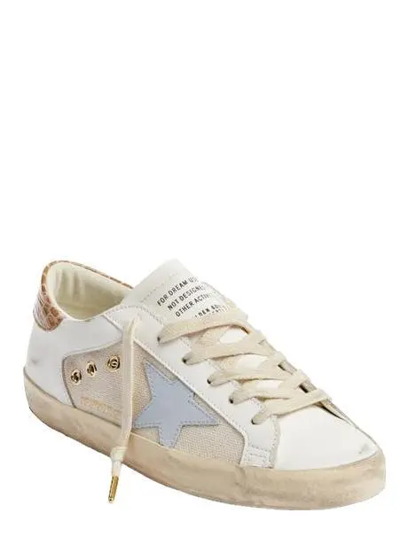 GOLDEN GOOSE Super-star Low-top Sneakers - White/ Grey