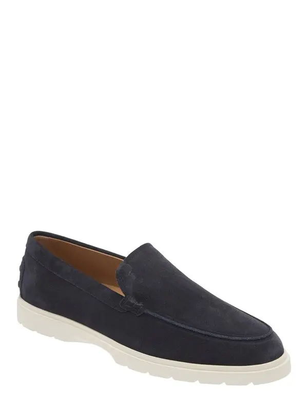 TOD'S Suede Loafer - Blue