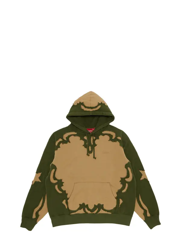 Supreme Western Cut Out Hooded Sweatshirt - Green