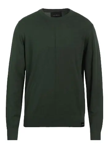 John Richmond Long Sleeve Crewneck Sweater - Green