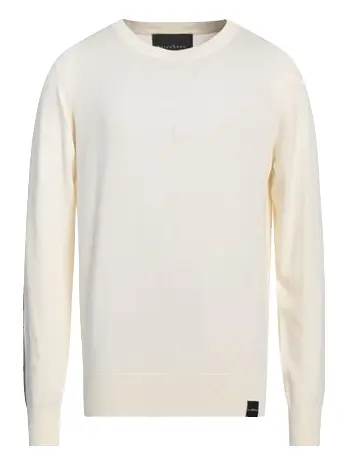 John Richmond Long Sleeve Crewneck Sweater - White