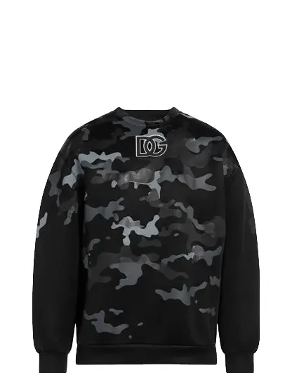 Dolce & Gabbana Camouflage Print Sweatshirt - Black