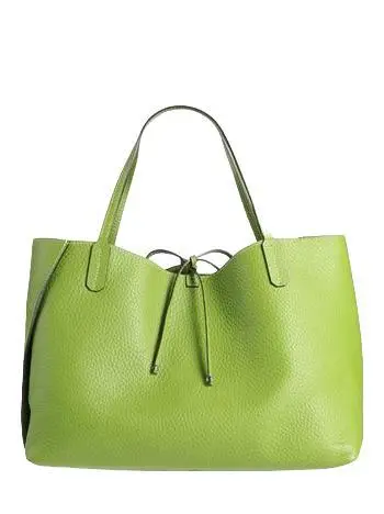 GIANNI CHIARINI Light Leather Tote With Detachable Pouch - Green
