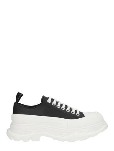 Alexander McQueen Calfskin Chunky Sneakers - Black