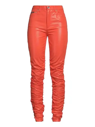 Dolce & Gabbana Cotton Tapered Pants - Orange