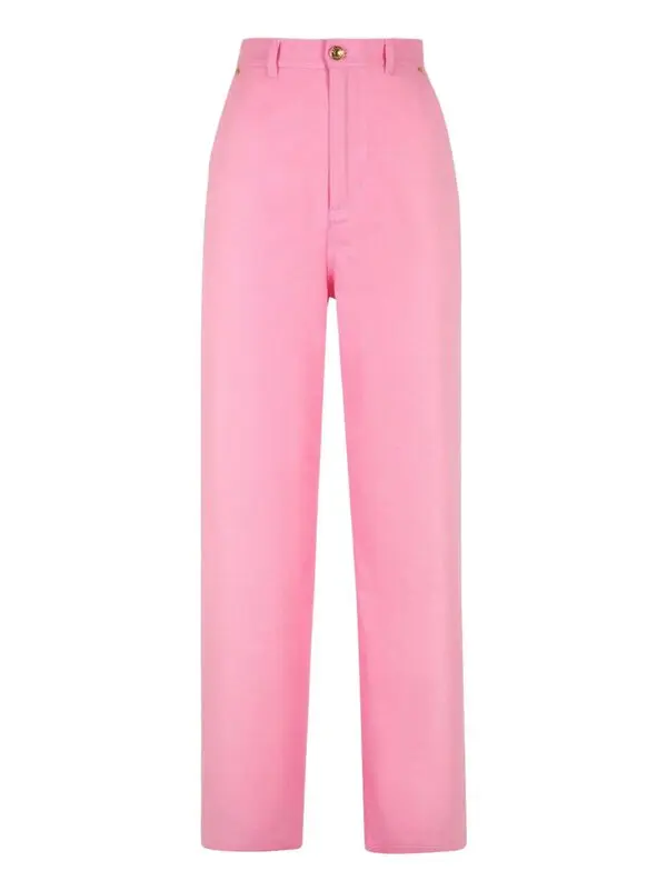 Bally Straight-leg High-waist Trousers - Pink