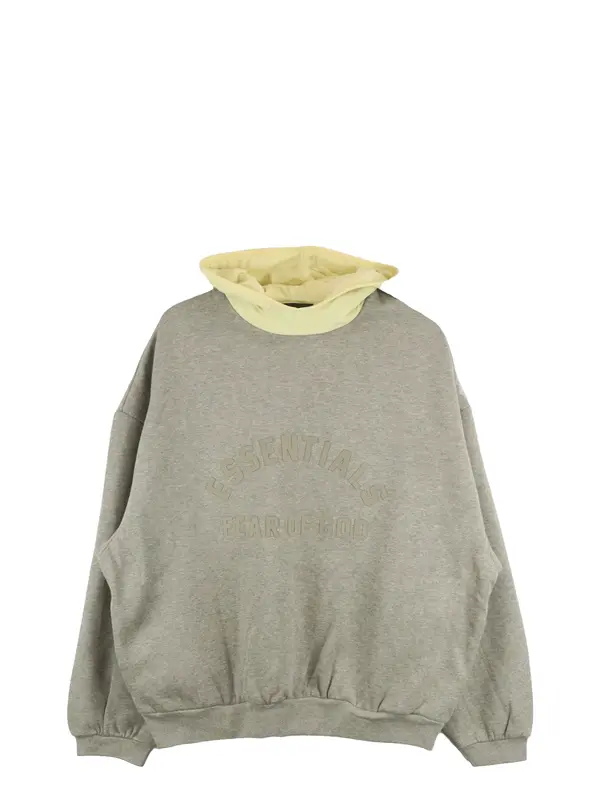 Fear Of God Logo-print Hoodie - Grey