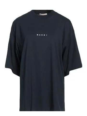 Marni T-shirt In Cotton Jersey - Blue