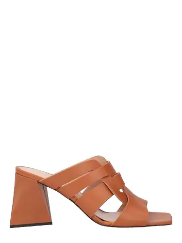 POLLINI Leather Sandals - Brown
