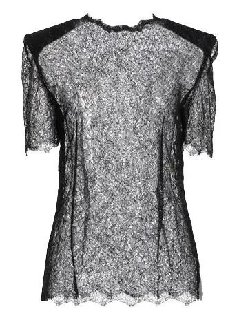 Dolce & Gabbana Top In Viscose, Metallic Polyester, And Polyamide - Black