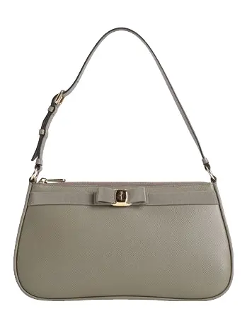 FERRAGAMO Calfskin Baguette Bag - Green