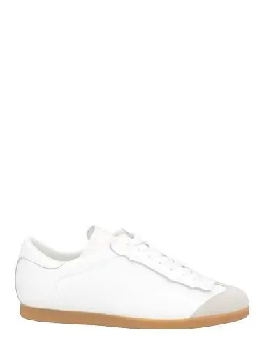 MAISON MARGIELA Leather Low-top Sneakers - White