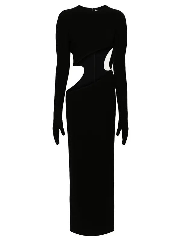 MONOT Gisele Cut-out Gown - Black