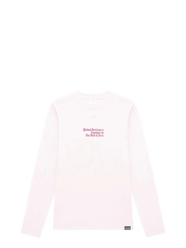 COURREGES Logo-appliqué Sweatshirt - Pink