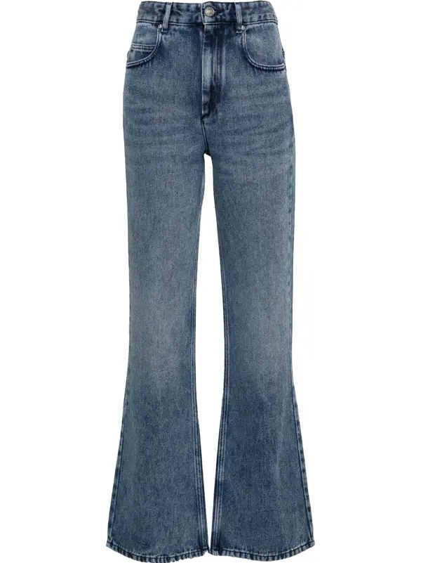 Isabel Marant Belvira High-rise Bootcut Jeans - Blue
