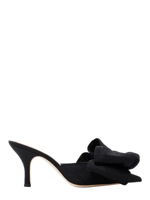LOEFFLER RANDALL Margot 80mm Moiré Mules - Black