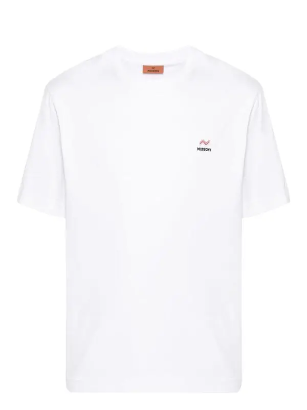 Missoni Embroidered-logo T-shirt - White