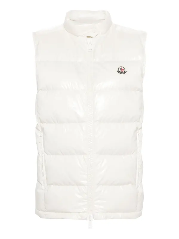 Moncler Alcibia Puffer Gilet - White