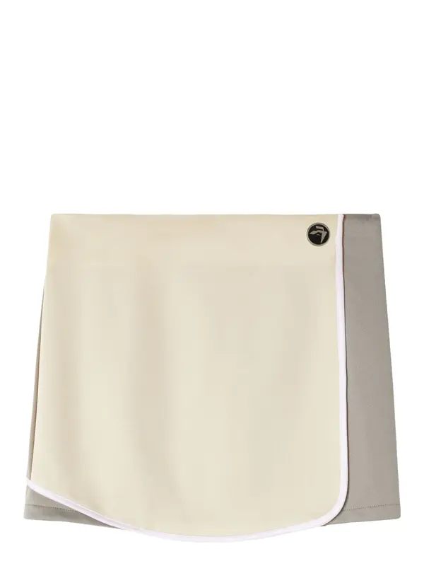 AMBUSH Layered Pleated Mini Skirt - Neutrals