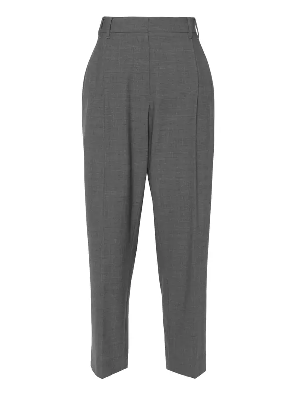 Brunello Cucinelli Pleated Tailored Trousers - Grey