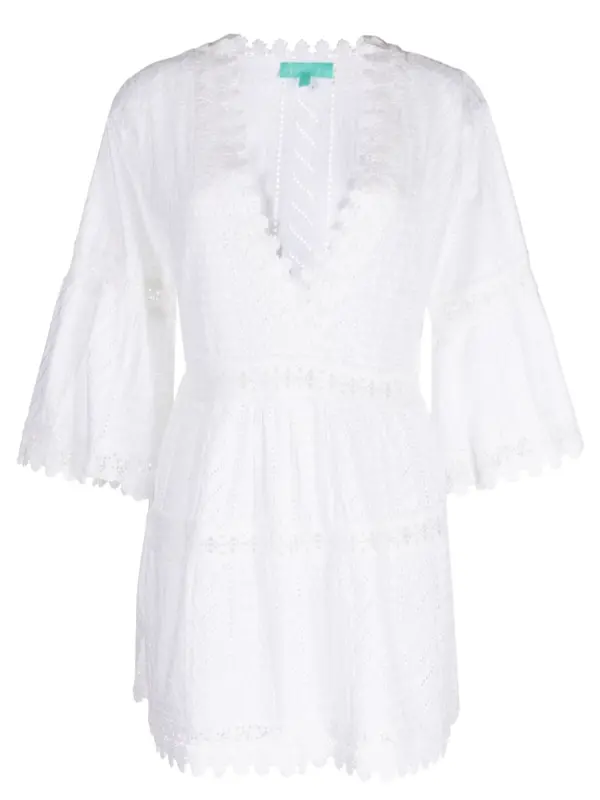 Melissa Odabash Victoria Cotton Dress - White