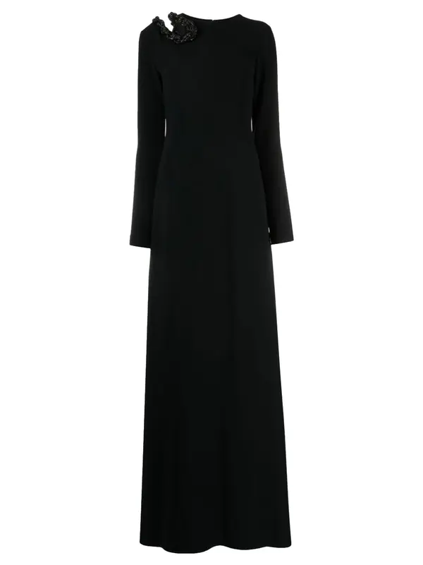 Stella McCartney Crystal-embellished Maxi Dress - Black