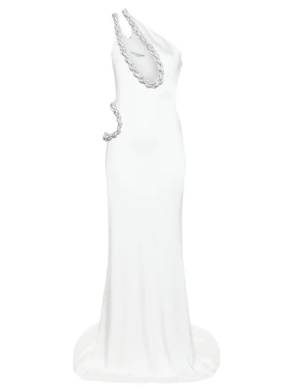 Stella McCartney Rope Cut-out Gown - White