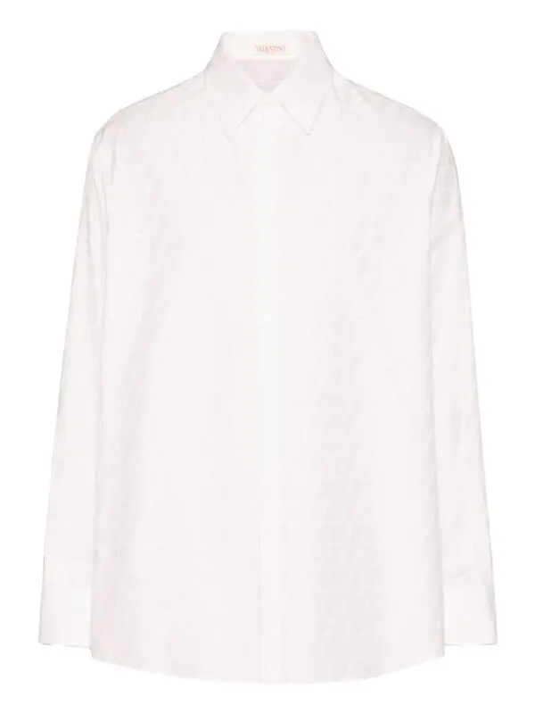 Valentino Garavani Toile Iconographe Poplin Shirt - White