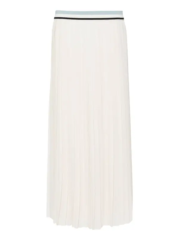 Moncler Pleated Midi Skirt - Neutrals