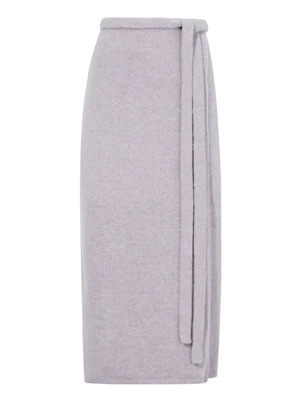 Proenza Schouler White Label Zadie Knit Wrap Skirt - Neutrals
