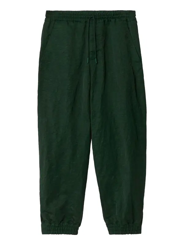 Burberry Drawstring Tailored Trousers - Green