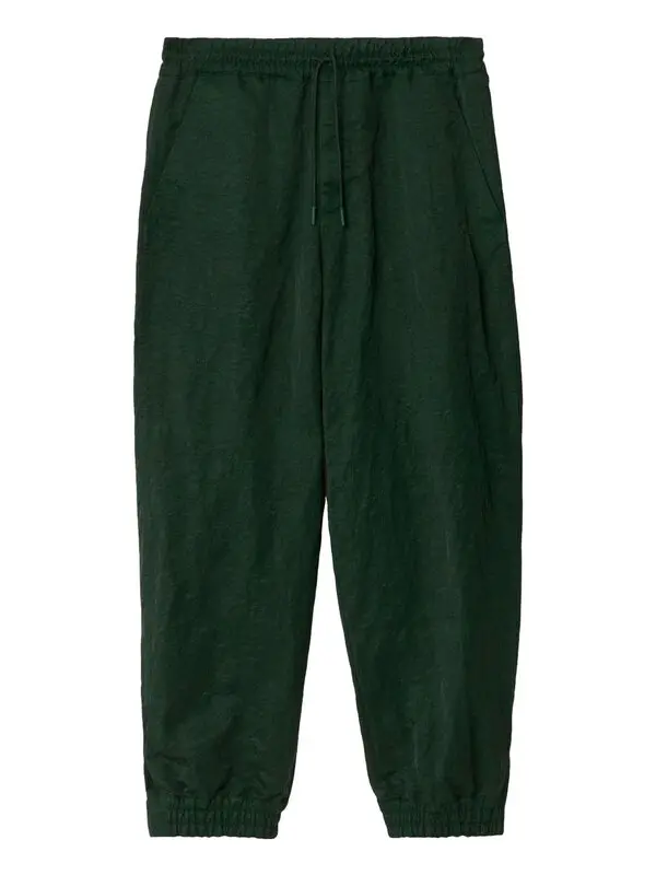 Burberry Drawstring Tailored Trousers - Green