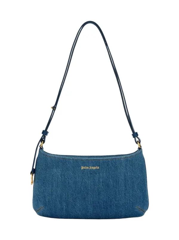 Palm Angels Giorgina Denim Shoulder Bag - Blue